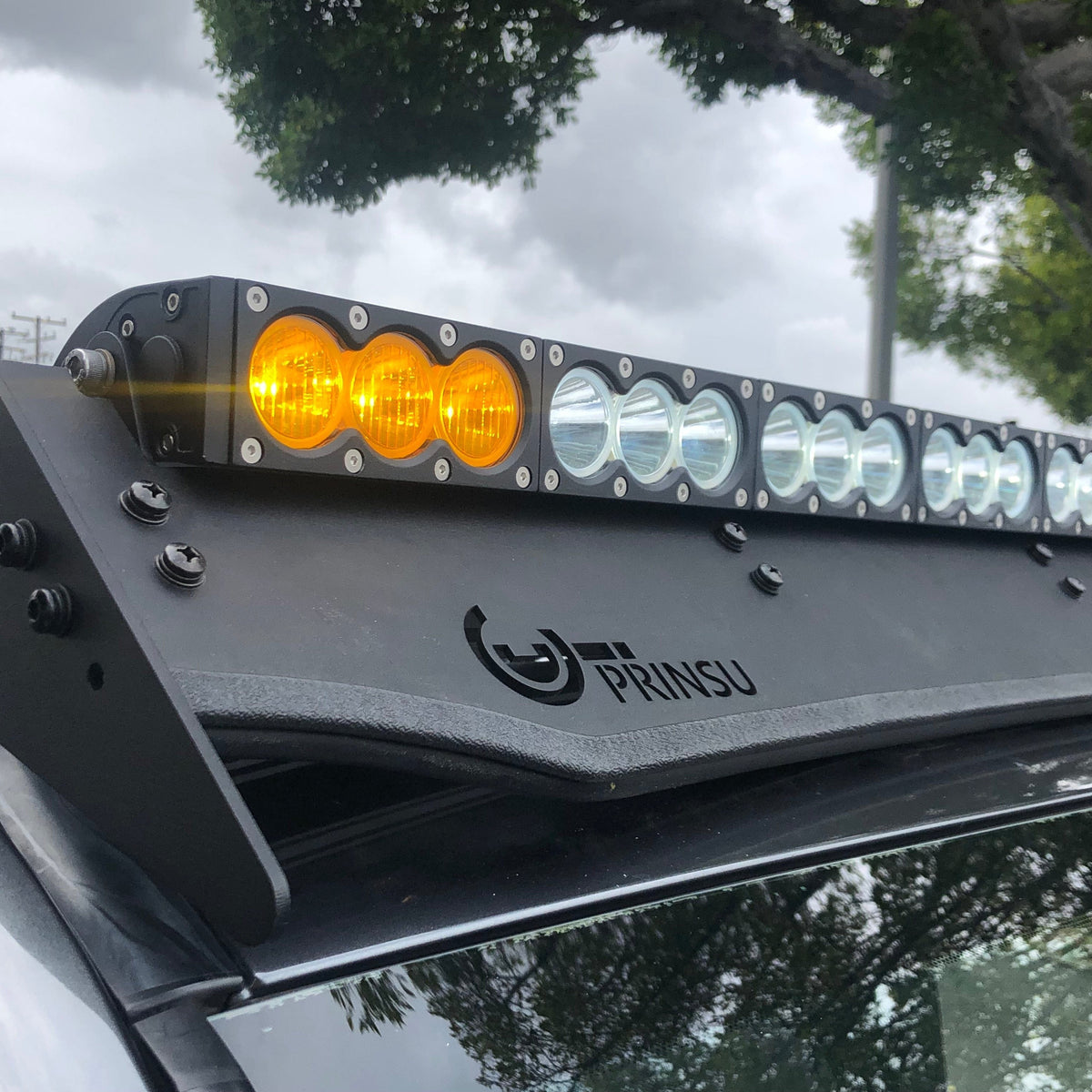Dual Function LED Light Bar Prinsu Mounting Bracket – Cali Raised LED ...